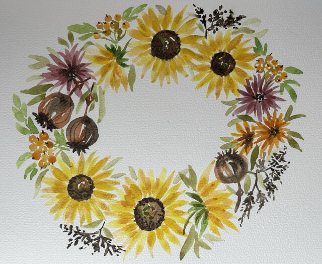 FlowerFriday - Autumn Wreath | MrsLinda | Blipfoto